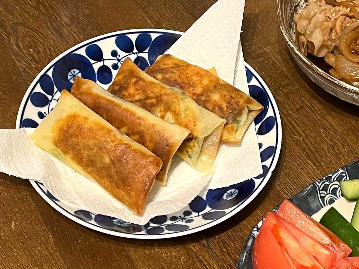 【自炊】三つ葉大活躍。豆腐春巻きアレンジ – tsutachi.co